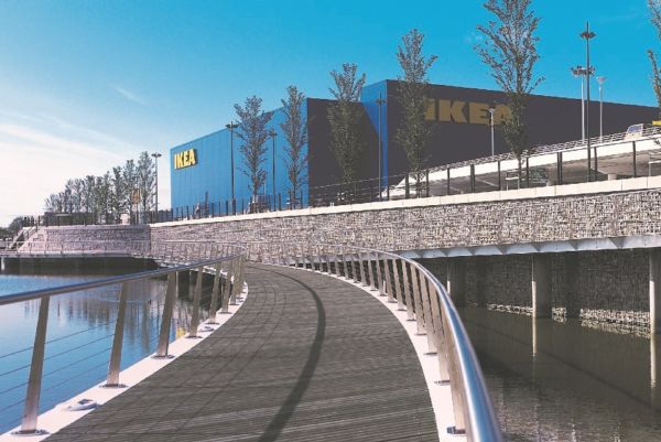 MSE Walls for Commercial and Logistics Facilities | Geoquest Canada